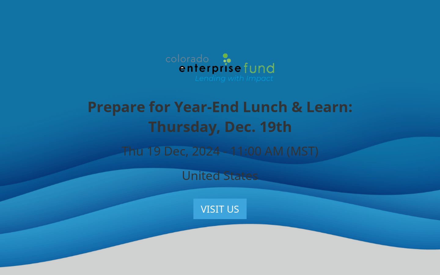 Prepare for Year-End Lunch & Learn: Thursday, Dec. 19th
